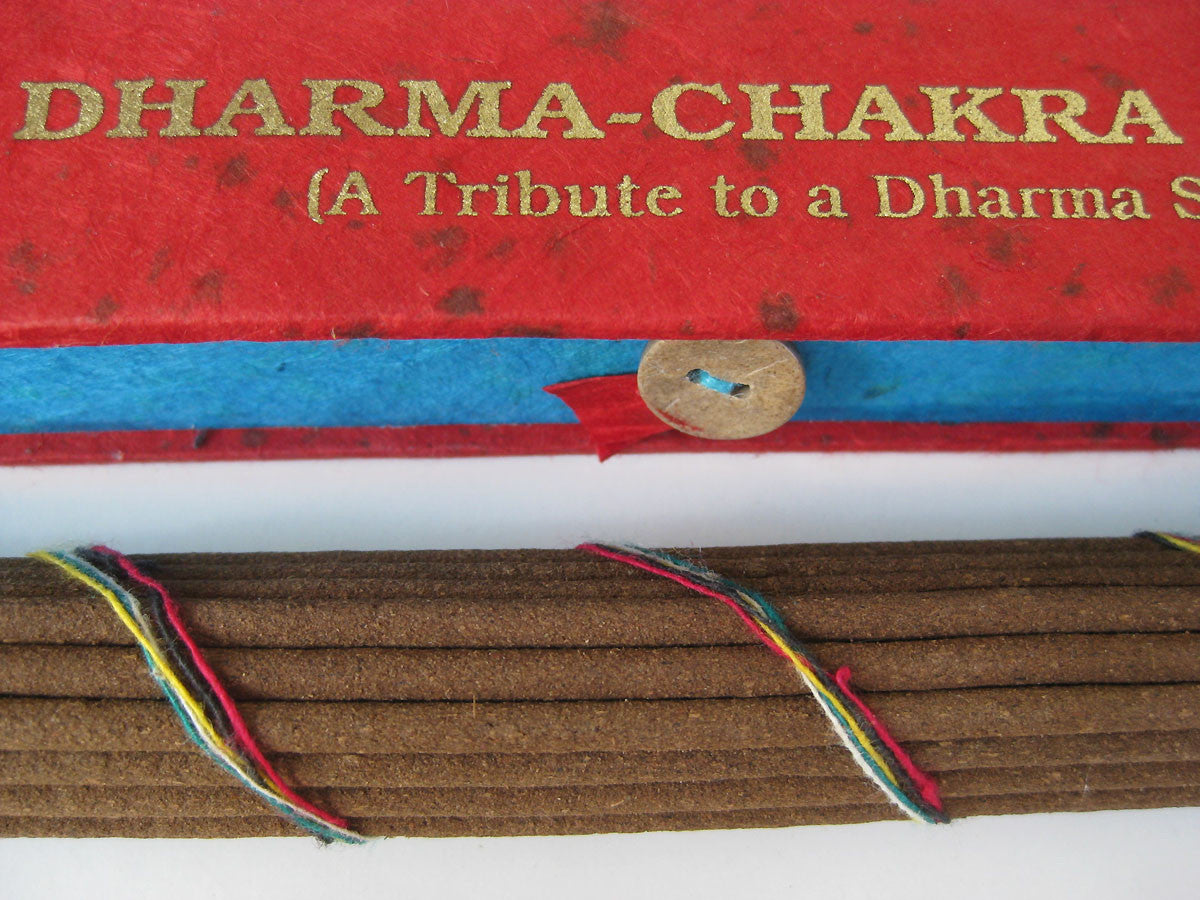 Dharma Chakra Incense is a blend of 25 precious aromatic ingredients ...