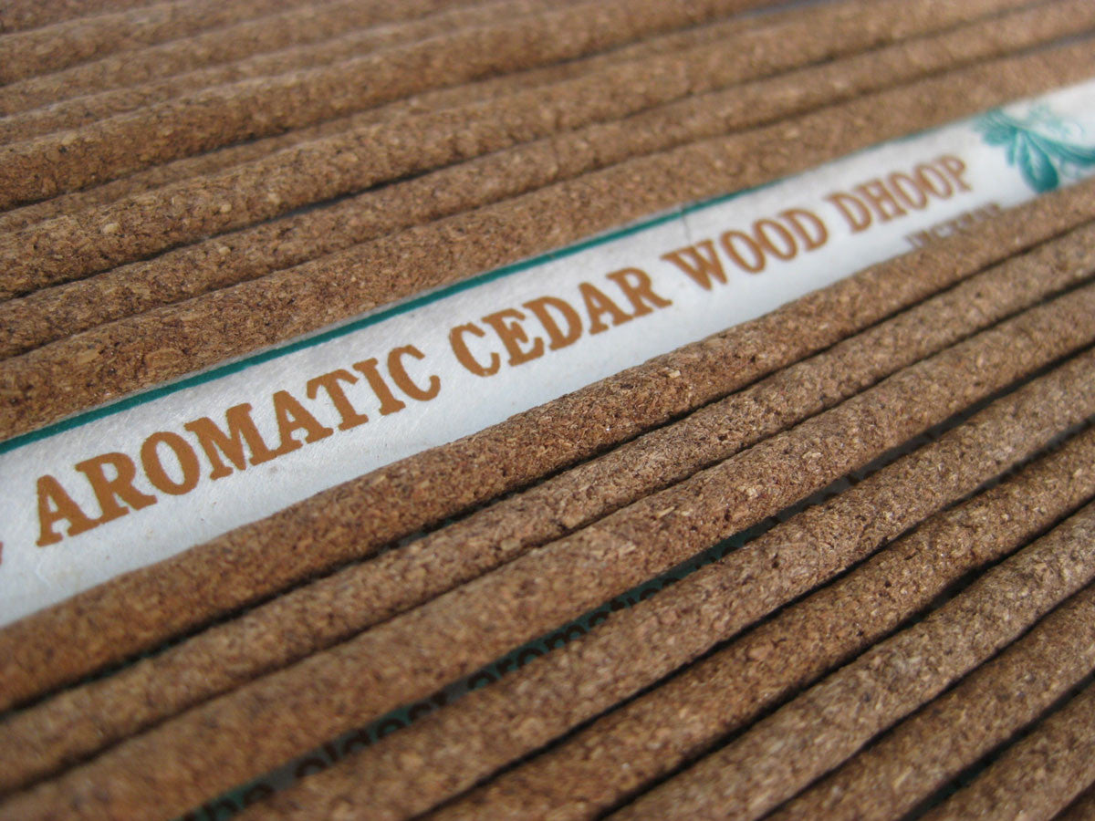 Forest fresh cedar aroma of the popular cedarwood incense sticks ...