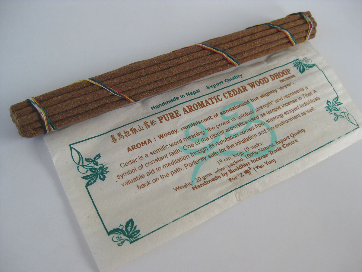 Forest fresh cedar aroma of the popular cedarwood incense sticks ...