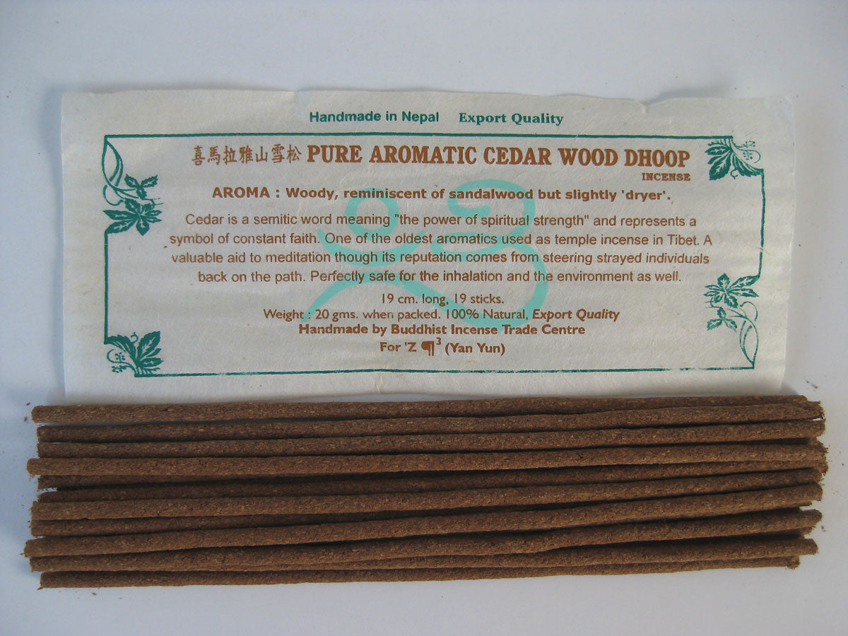 Forest fresh cedar aroma of the popular cedarwood incense sticks ...