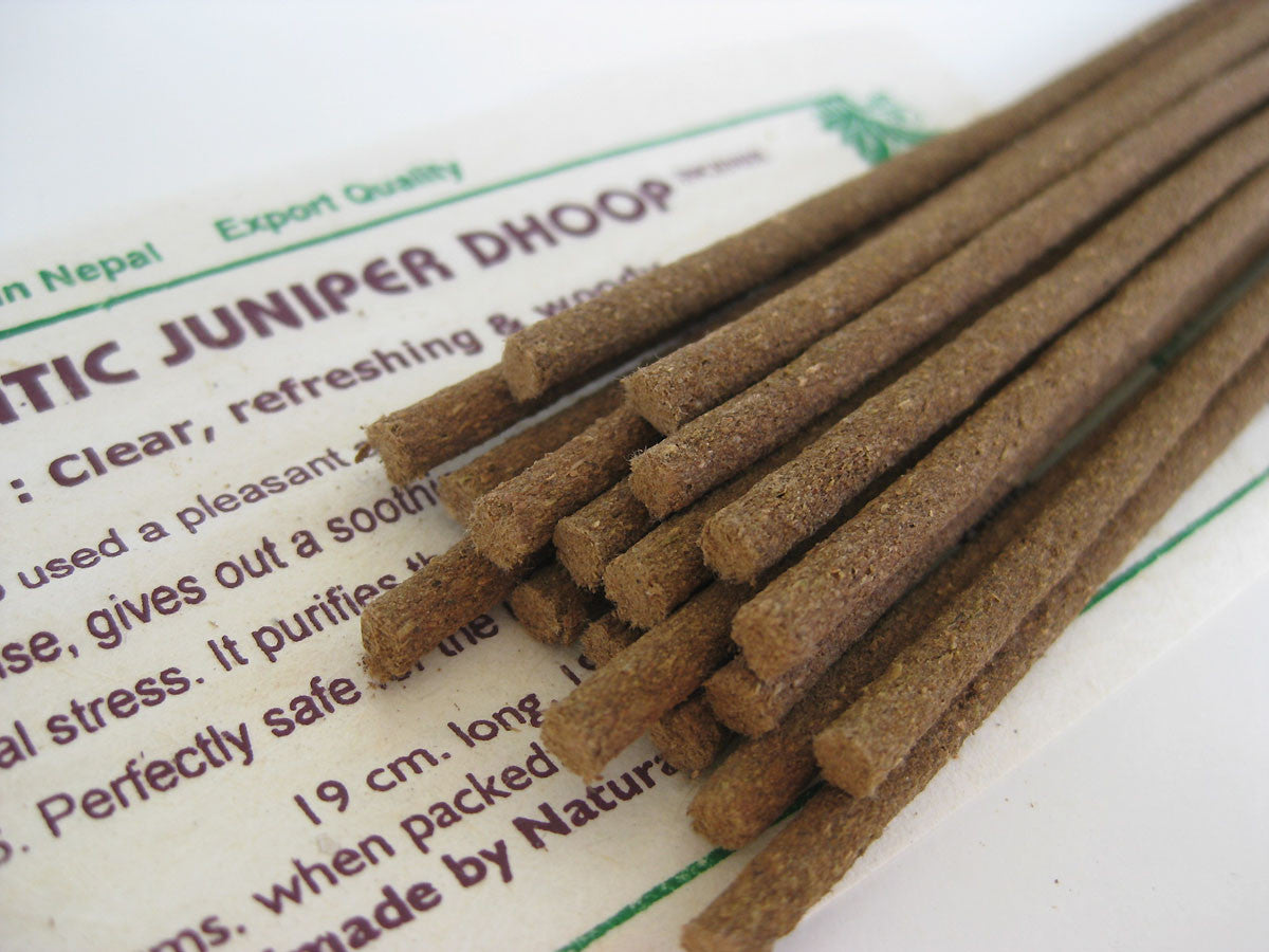 A refreshing and popular blend, the juniper incense sticks | tibetanincense