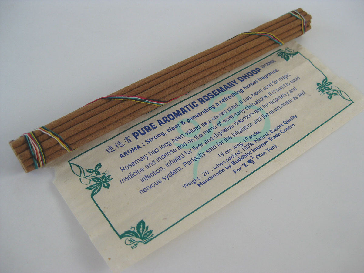 A stimulating blend, the rosemary dhoop incense sticks | tibetanincense