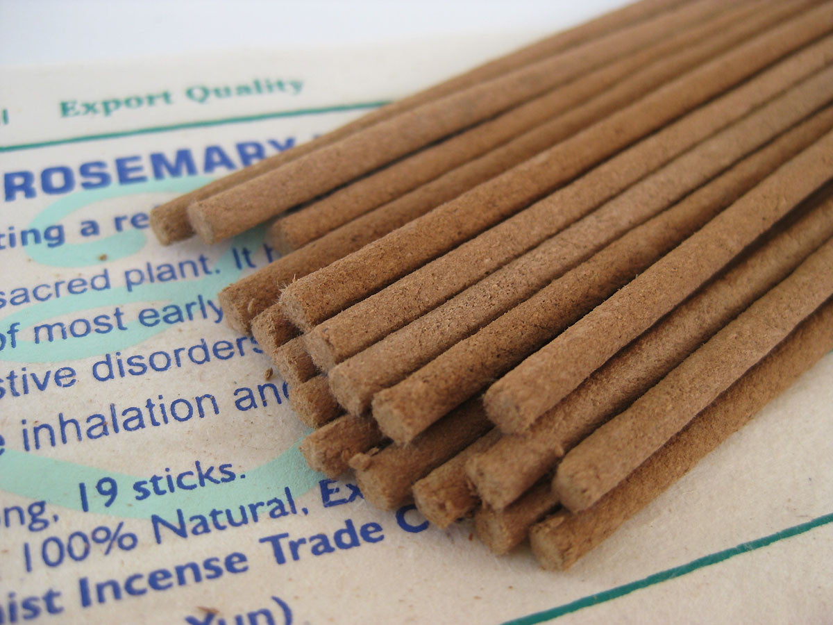 A stimulating blend, the rosemary dhoop incense sticks | tibetanincense