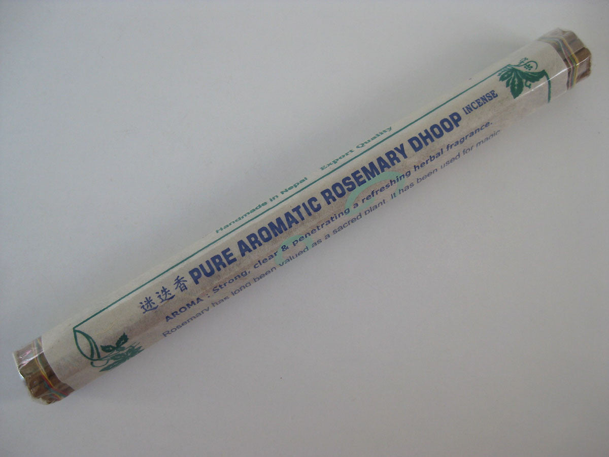 A stimulating blend, the rosemary dhoop incense sticks | tibetanincense