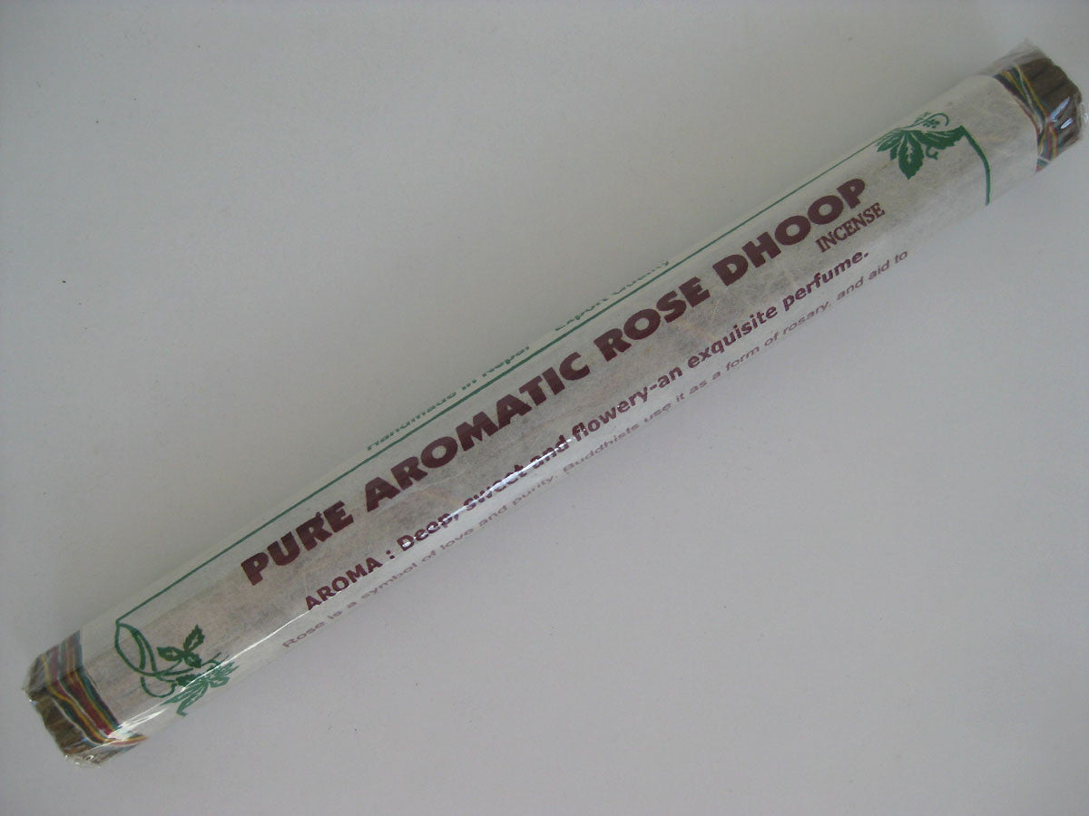 Pure aromatic rose dhoop incense sticks are sweet and flowery ...